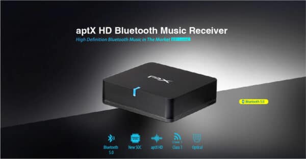 aptX HD Bluetooth Receiver| 3.5mm & Optical | Bluetooth for HiFi